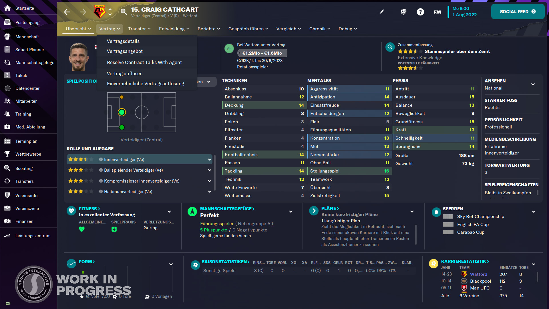 Neuerungen bei Transfers und Verträgen | Football Manager 2023